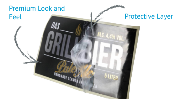 Film Lamination; Custom Printed Labels on Rolls | label.co.uk